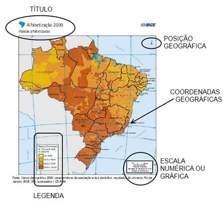 Equipe, Ação & Geografia: ELEMENTOS DE UM MAPA E ESCALAS CARTOGRÁFICAS